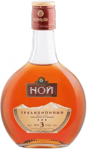 Купить Коньяк "Ной Традиционный" 3-летний, 250 мл - "Noy Traditional" 3 ...