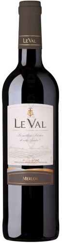 Купить Вино "Le Val" Merlot, Pays d'Oc IGP - "Ле Валь" Мерло, 750 мл