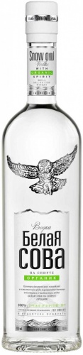 Купить Водка "Белая Сова" Органик, 0.5 л - "White Owl" Organic, 500 мл