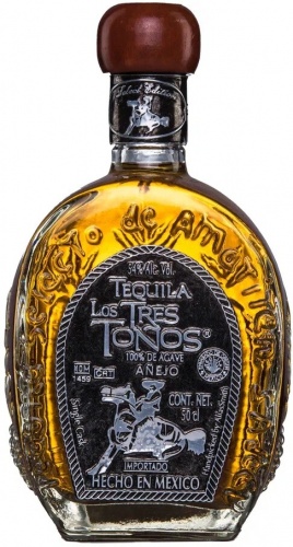 Купить Текила "Los Tres Tonos" Anejo, 0.5 л - "Лос Трес Тонос" Аньехо ...