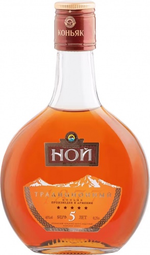 Купить Коньяк "Ной Традиционный" 5-летний, 250 мл - "Noy Traditional" 5 ...
