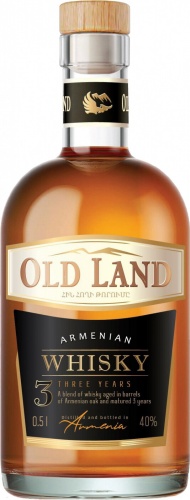 Купить Виски "Old Land" Whisky 3 Years Old, 0.5 л - "Олд Лэнд" Виски 3 ...