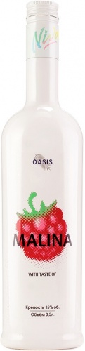 Купить Ликер "Oasis" Raspberry, 0.5 л - "Оазис" Малина, 500 мл