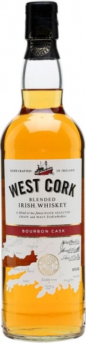 Купить Виски "West Cork" Bourbon Cask, 0.5 л - "Вест Корк" Бурбон Каск ...