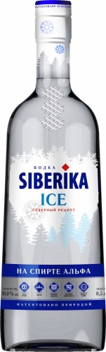 Купить Водка "Siberika" Ice, 0.5 л - "Сиберика" Айс, 500 мл