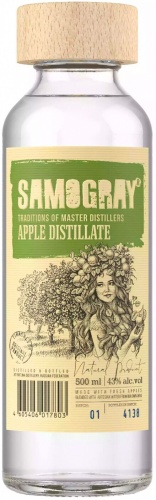 Купить Водка "Samogray" Apple Distillate, 0.5 л - "Самограй" Яблочный ...