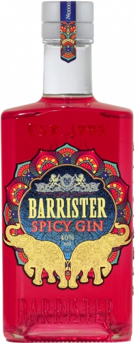 Купить Джин "Barrister" Spicy, 0.7 л - "Барристер" Спайси, 700 мл