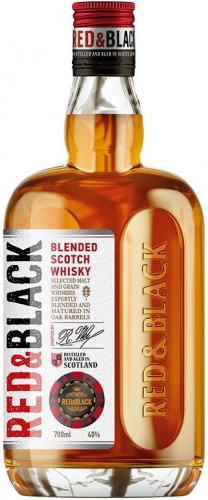 Купить Виски "Red & Black" Blended Scotch Whisky, 0.7 л - "Рэд & Блэк ...