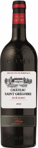 Купить Вино Calvet, "Chateau Saint Gregoire" Medoc AOP, 2022 - Кальве ...