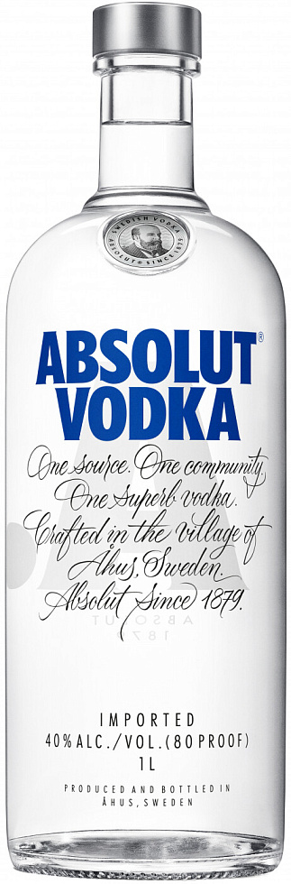 Купить Водка "Absolut", 1 л - "Абсолют", 1 литр
