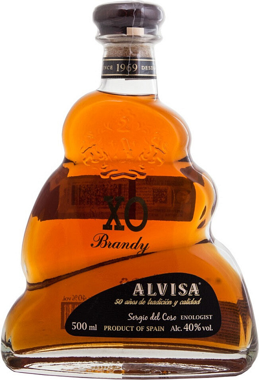 Купить Бренди "Alvisa" XO, 0.5 л - "Алвиса" ХО, 500 мл
