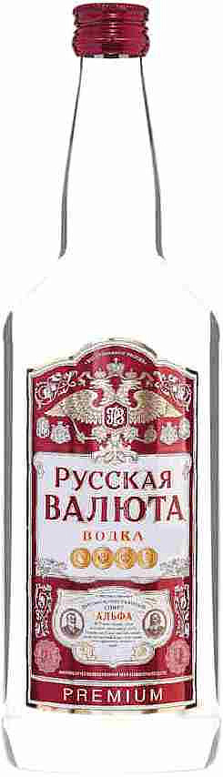 Купить Водка "Русская Валюта" Премиум, 1 л - "Russkaya Valyuta" Premium ...