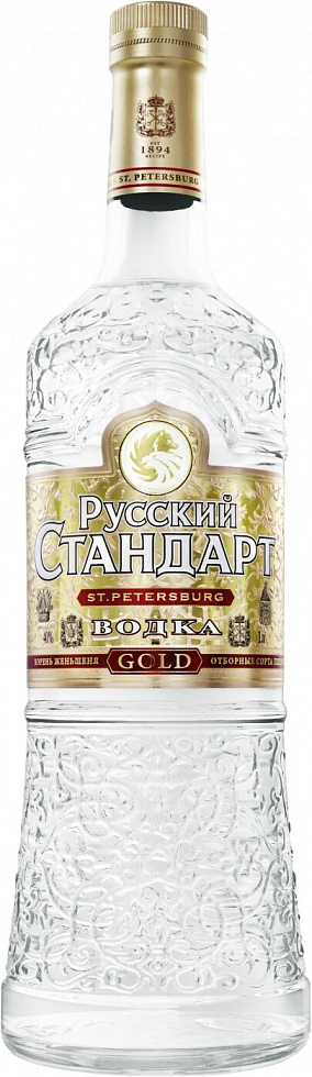 Купить Водка Русский Стандарт Голд, 1 л - Russian Standard Gold, 1 литр