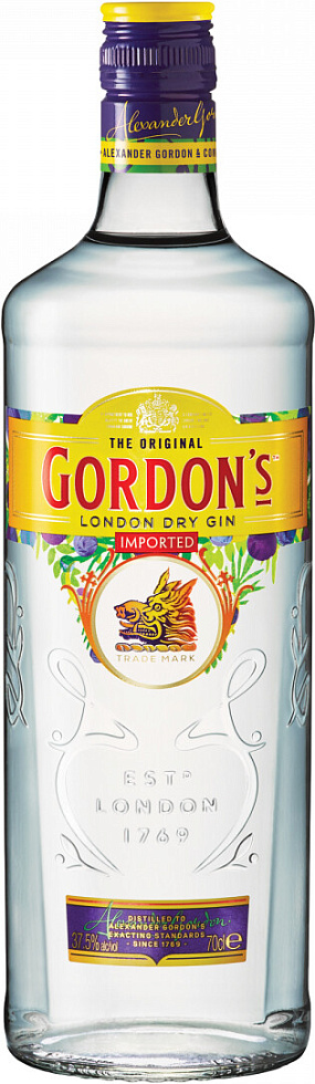 Купить Джин "Gordons", 0.7 л - "Гордон'с", 700 мл