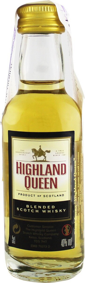 Купить Виски "Highland Queen" 3 Years Old, 50 мл - "Хайленд Куин" 3 ...
