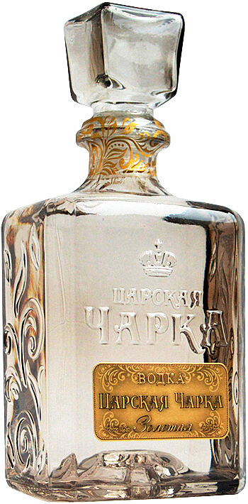 Купить Водка "Царская Чарка" Золотая, 1 л - "Tsarskaya Charka" Gold, 1 литр