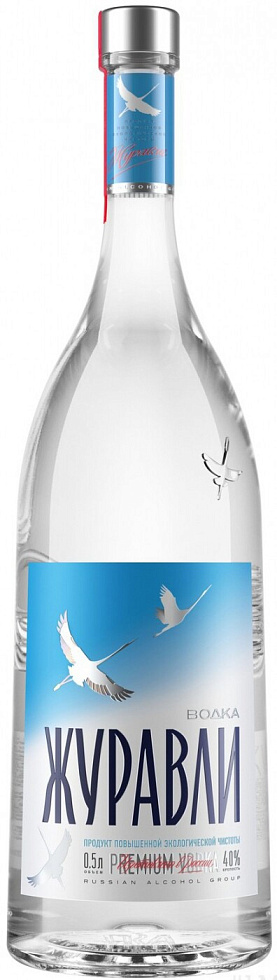 Купить Водка "Журавли", 0.5 л - "Juravli", 500 мл