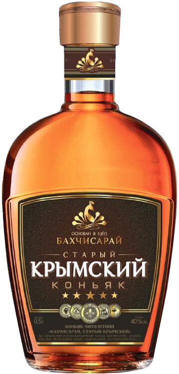 Купить Коньяк Бахчисарай "Старый Крымский" 5 Звезд, 0.5 л ...