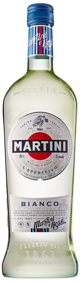Купить Вермут "Martini" Bianco, 1 л - "Мартини" Бьянко, 1 литр
