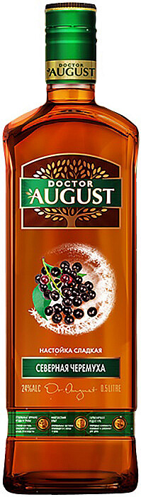 Купить Ликер "Доктор Август" Северная Черемуха, 0.5 л - "Doctor August ...
