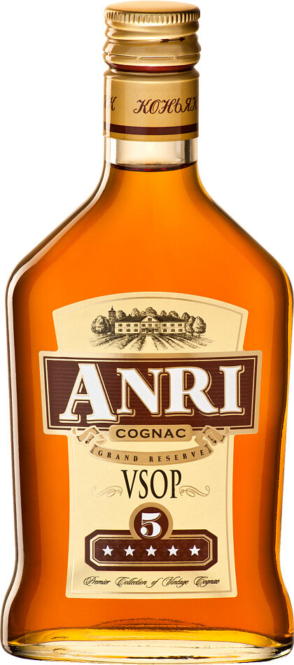 Купить Коньяк "Анри" ВСОП, 250 мл - "Anri" VSOP, 0.25 литра