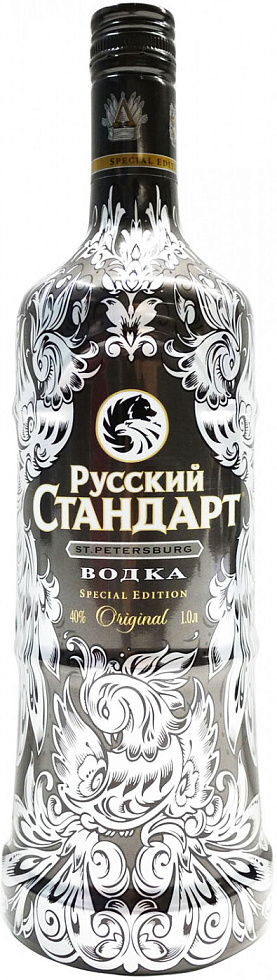 Купить Водка "Русский Стандарт" Оригинал, Сувенирная, 1 л - "Russian ...